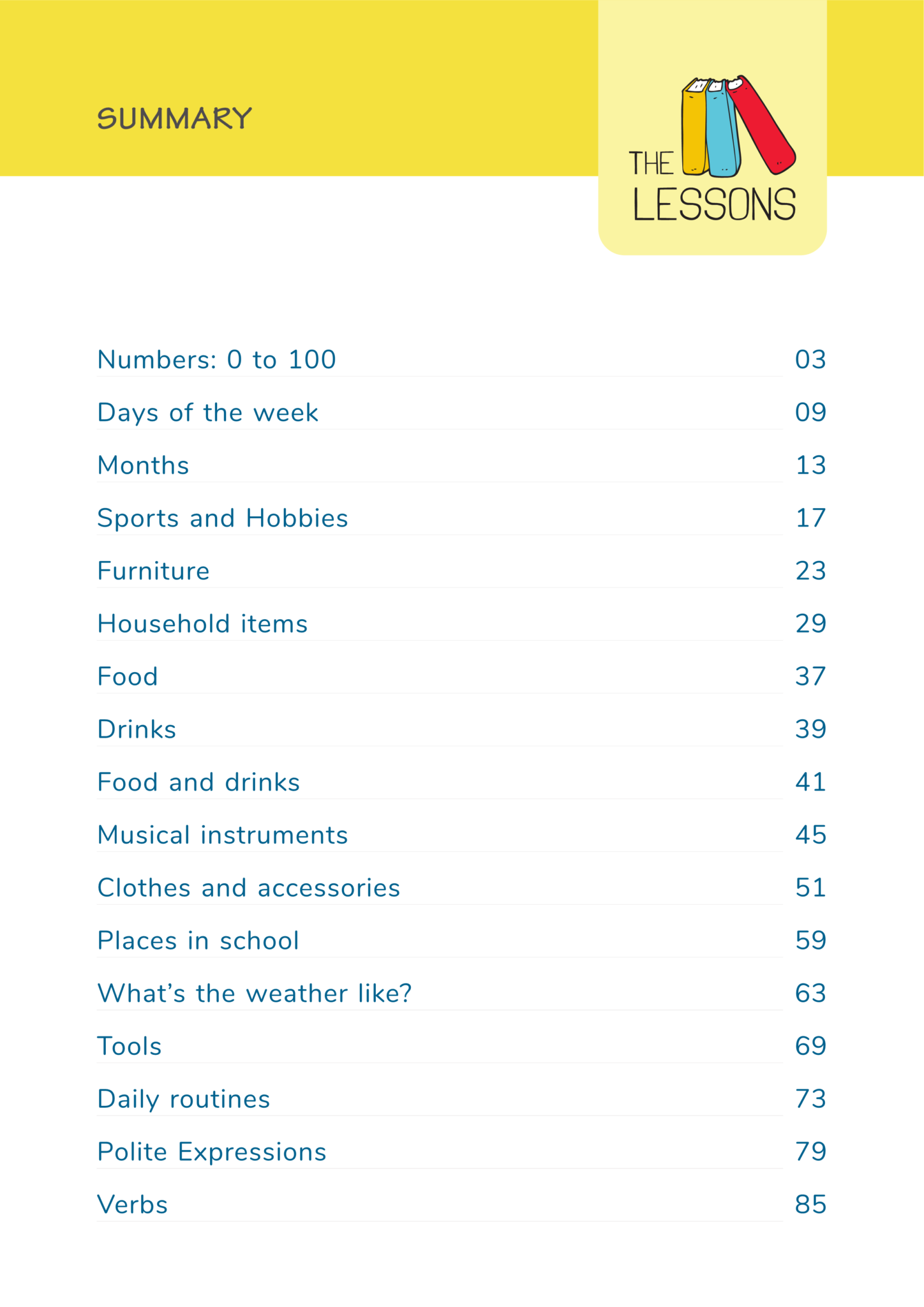 The Lesson – 4 Ano do Fundamental – thelessons.com.br